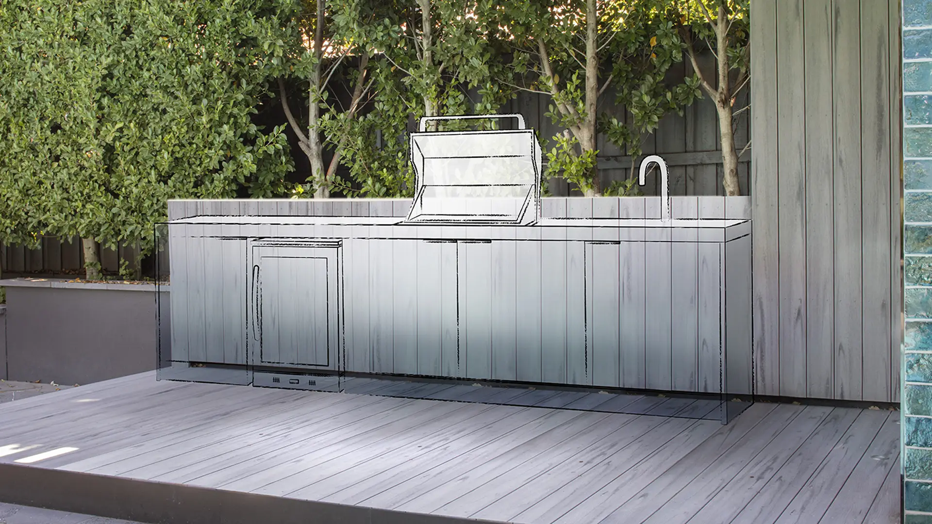 Building your dream outdoor kitchen is as easy as 1, 2, 3 & 4 ...